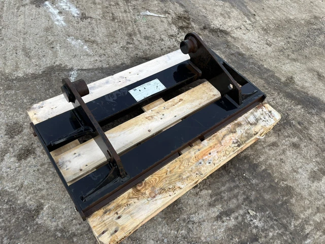 JCB 526-56 TELEHANDLER Pallet Forks Back Plate On Manitou Brackets ...