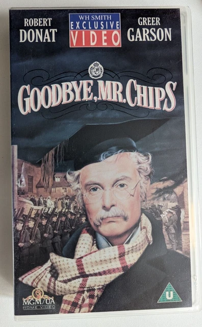 GOODBYE MR. CHIPS VHS Robert Donat Greer Garson Video Tape VHS Tested £ ...