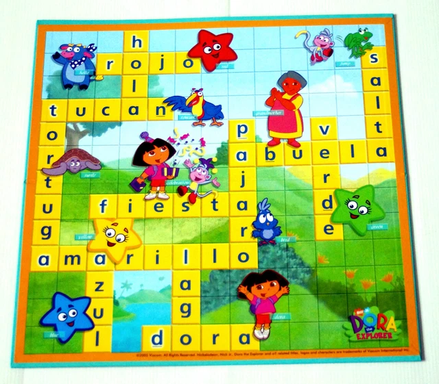 DORA THE EXPLORER: My First Scrabble Board Game - Mattel 2005 £9.70 ...