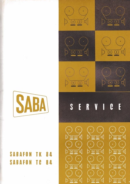 SERVICE MANUEL D'INSTRUCTIONS pour Saba Sabafon TK 84 / TC 84 EUR 12,36 - PicClick FR