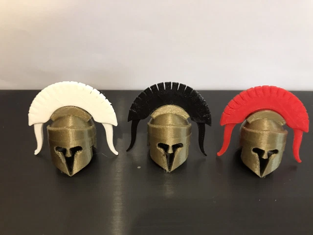 PLAYMOBIL CASCO GRIEGO Espartano Custom 3D Greek Helmet Casque Grec ...