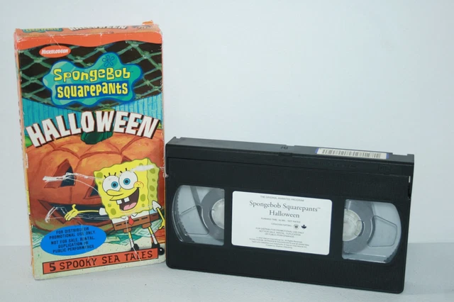 RARE SPONGEBOB SQUAREPANTS Halloween 2002 VHS Promo Screener Copy £78. ...