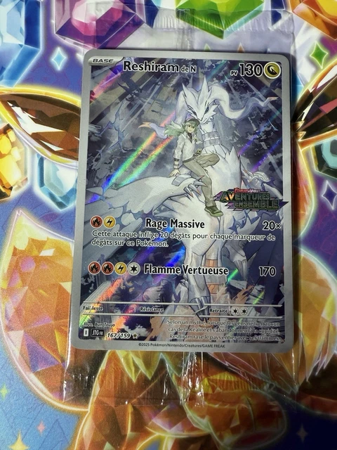 CARTE POKÉMON RESHIRAM De N 167/159 EV09 Aventures Ensemble - Stamp EUR ...