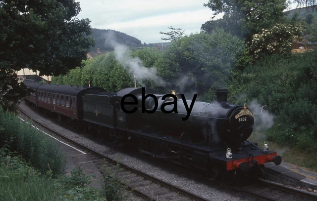 35MM RAILWAY SLIDE - Steam Loco 3802 on Mid Summer Land Cruise @ Glyn £ ...