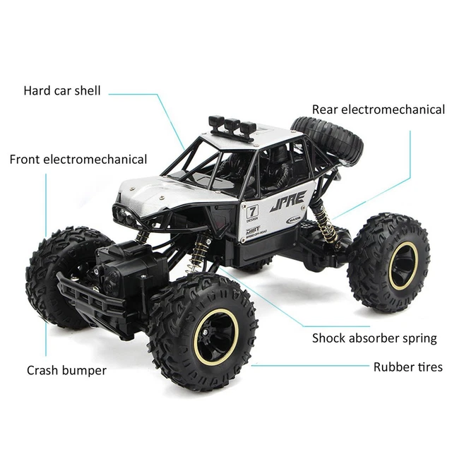 XL LARGE REMOTE Control RC Cars Big Wheel Car Monster Truck 4WD Kid Toy ...