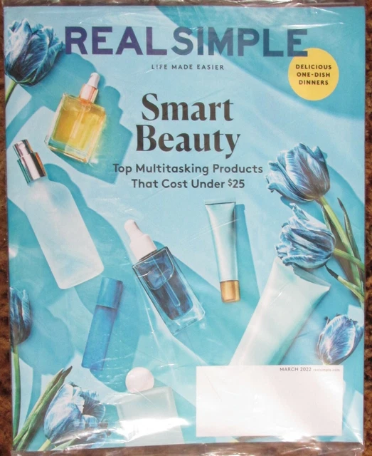 REAL SIMPLE MAGAZINE March 2022 Issue Smart Beauty-Products Under $25 ...