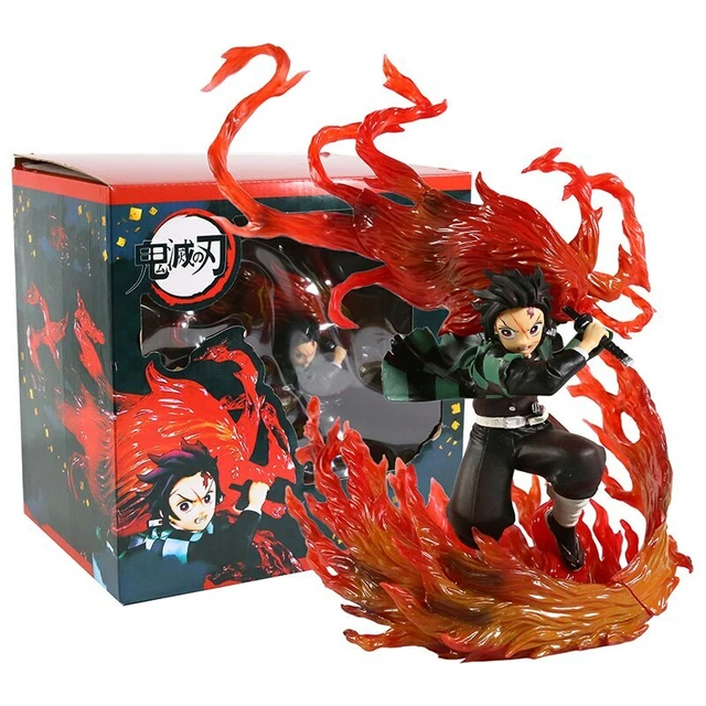 DEMON SLAYER - Figura Kamado Tanjiro flame sword effect Anime figure 22 ...
