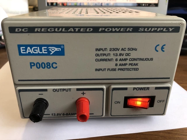 EAGLE P008C DC regulated power supply £126.00 - PicClick UK