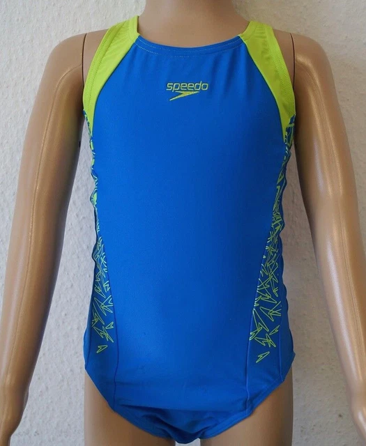 SPEEDO SCHWIMMANZUG BADEANZUG Gr.128, 140 ENDURANCE Splashback 2 Farben ...