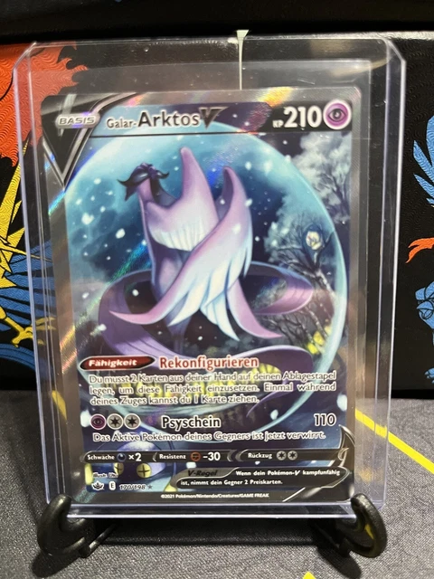 POKEMON GALAR-ARKTOS V Alt Art | Deutsch 170/198 Schaurige Herrschaft ...