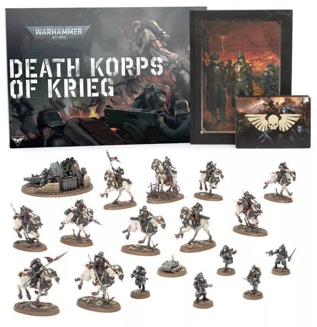WARHAMMER 40K DEATH Korps of Krieg Army Box Set + Infantryman's ...