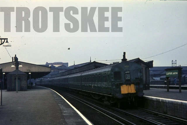 35MM SLIDE BR British Rail Electric EMU Class 4SUB 4603 Clapham Jn 1980 ...