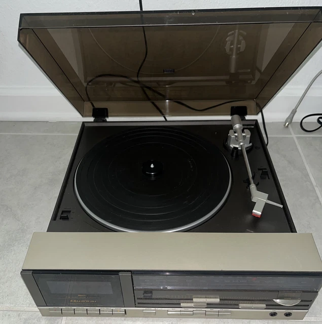 VINTAGE QUASAR INTEGRATED Audio System CS7030,Turntable, Cassette ...