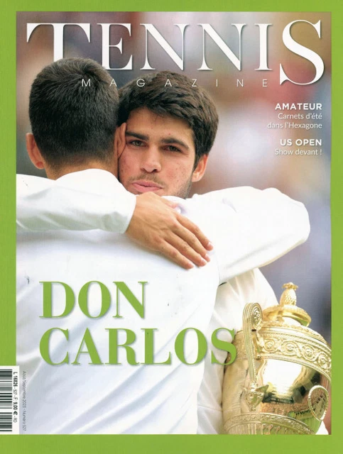 TENNIS MAGAZINE SEPTEMBRE 2023 WIMBLEDON CARLOS ALCARAZ + poster_US ...