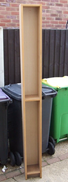 PLS READ DESC 1 x IKEA OAK GNEDBY DVD CD SHELF STORAGE UNIT Benno - 5 ...