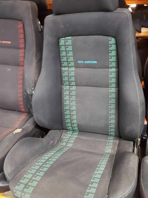 VW GOLF MK3 Gti 16V Vr6 Edition Recaro Verde Nero Sedili Interni Porte ...