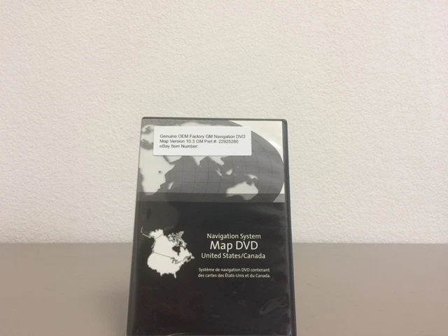 GENUINE OEM FACTORY GM Navigation DVD Map Version 10.3 GM Part ...