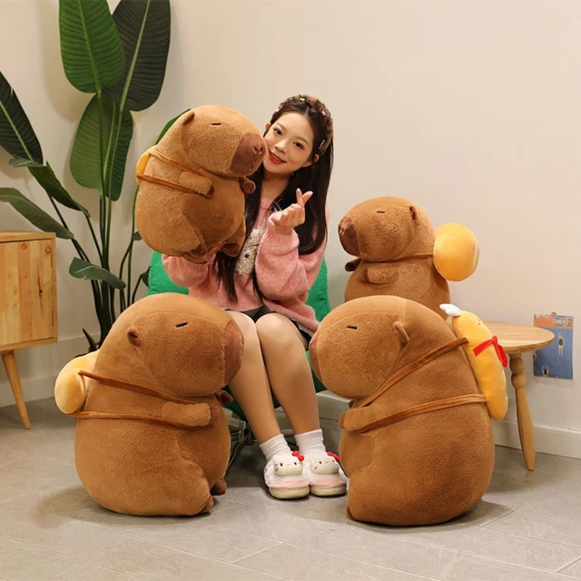 FLUFFY BREAD CAPYBARA Plush Toys Stuffed Capybara Doll Children Girl* £ ...