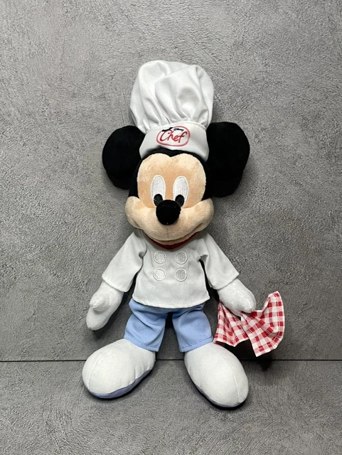DISNEYLAND PARIS MICKEY Mouse Chef Mickey 12 Inch Plush Collectible ...