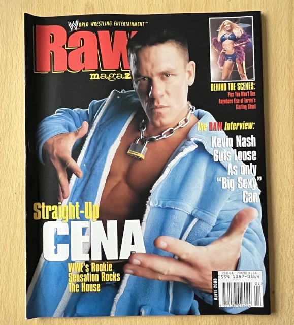 WWF WWE RAW WRESTLING Magazine APRIL 2003 Torrie Wilson Poster £9.99 ...