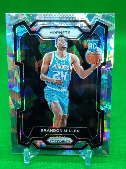 2023-24 PANINI PRIZM BRANDON MILLER Silver Cracked Ice Parallel, Rookie ...