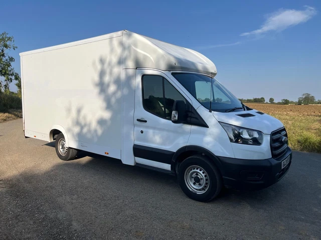 2021 21 FORD Transit Low Floor Lo Loader Luton Van Eco Blue Leader Euro ...
