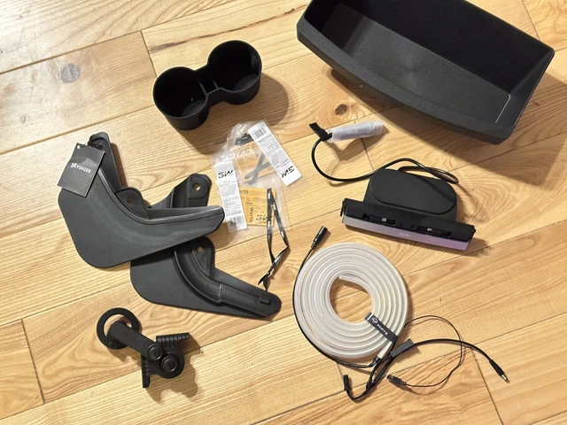 TESLA MODEL Y 2025 juniper accessories/ Frunk LED Strip / USB / phone ...