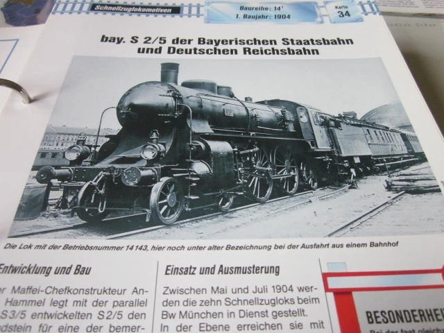 DAMPFLOK MIT AUFRISS BR 14.1 bay S 2/5 bayerische Staatsbahn DR Archiv ...