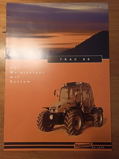 OPUSCOLO TRAC 80 Doppstadt trattore trattore B EUR 19,90 - PicClick IT