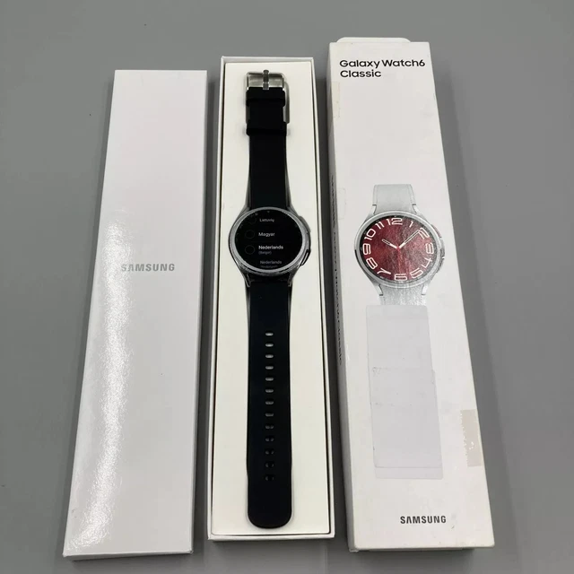 SAMSUNG GALAXY WATCH 6 Classic R950 43mm, NFC, BT 5.3, Argento EU SM ...