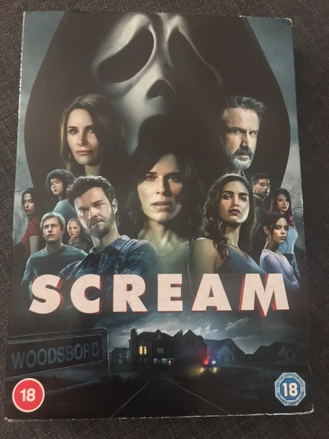 SCREAM (DVD, 2022) Jenna Ortega, Neve Campbell, Jack Quaid. NEW, SEALED ...