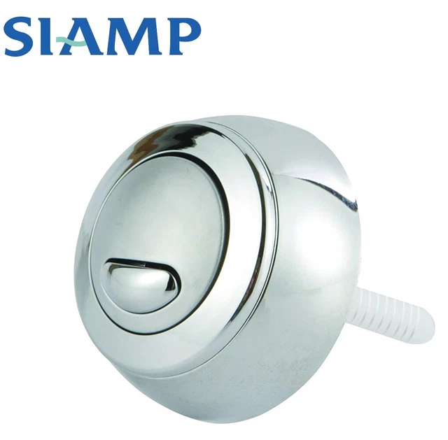 SIAMP OPTIMA 49 Chrome Dual Flush Toilet Cistern Push Button 34494909 £ ...