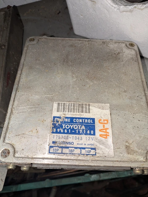 GENUINE AW11 TOYOTA Mr2 Mk1 Engine Control 89661-17140 4Age Ecu £42.32 ...