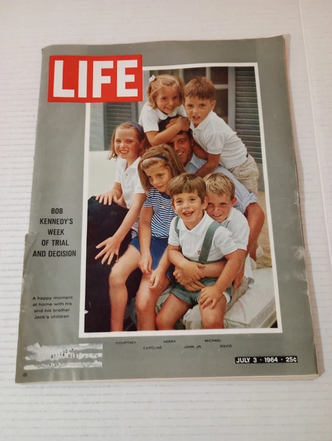 LIFE MAGAZINE JULY 3 1964 Bob Kennedy's Week Of Trial And Decision £7. ...