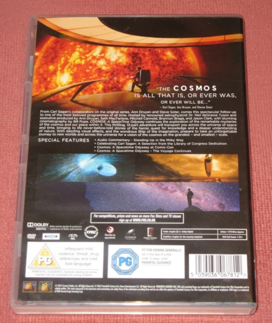 COSMOS: A SPACETIME Odyssey - Mini-Series (DVD, R2. 4-Disc Set) £6.52 ...