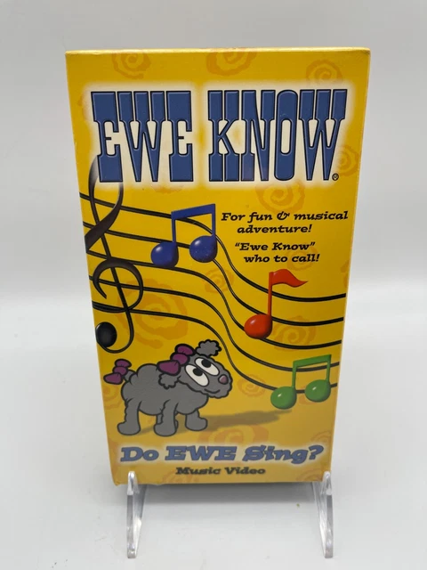 EWE KNOW VHS Do You Sing? 12 Children's Animated Christian Music Videos ...