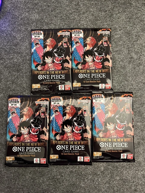 ONE PIECE TCG OP-09 (ENG) Booster Set (5 Boosters) EUR 15,50 - PicClick DE