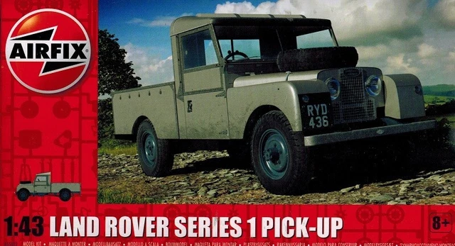 AIRFIX 55012 - A55012 - Land Rover Series 1 Pick up - Starter Set - 1: ...