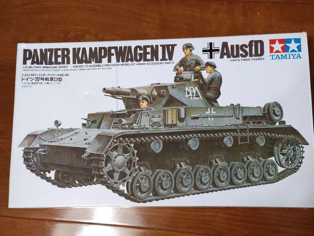 TAMIYA 1/35 MILITARY Miniature Panzer IV D Model Kit New in Box £104.72 ...