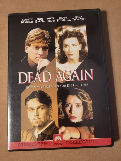 DEAD AGAIN (1991) DVD Kenneth Branagh Andy Garcia Emma Thompson 90s $12 ...