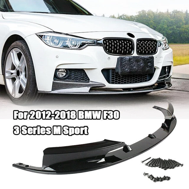 FRONT BUMPER SPOILER Splitter Lower Lip For 2012-2018 BMW F30 3 Series ...