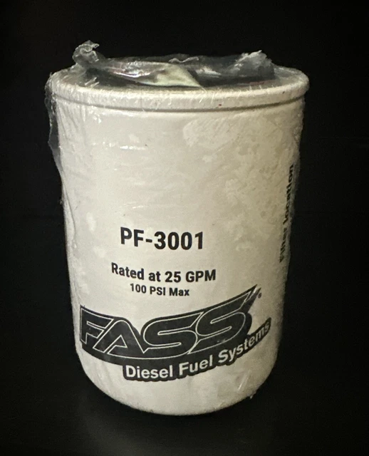 FASS DIESEL FUEL Systems Fuel Particulate Filter PF-3001 $26.63 ...