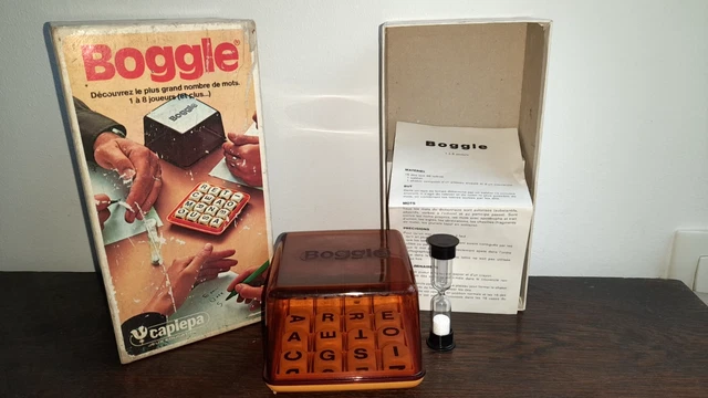 ANCIEN JEU DE Societe Boggle Complet Avec Notice - Jeu De Lettres EUR 9 ...