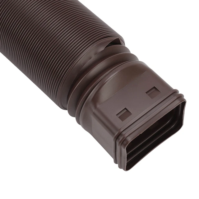(BROWN)GUTTER DOWNSPOUT EXTENSIONS Rainwater Drainage Pipe Connector ...