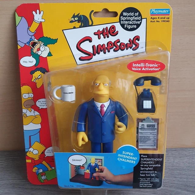 SIMPSONS SUPER INTENDENT Chalmers Figure world of springfield £21.99 ...