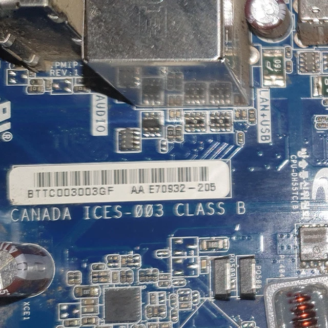 INTEL DESKTOP BOARD DH55TC DDR3 - Sockel 1156 with CPU and Ram £39.99 ...