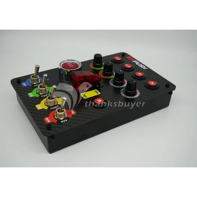 SIMPUSH RACING SIM Button Box for SIMAGIC FANATEC THRUSTMASTER SIMUCUBE ...