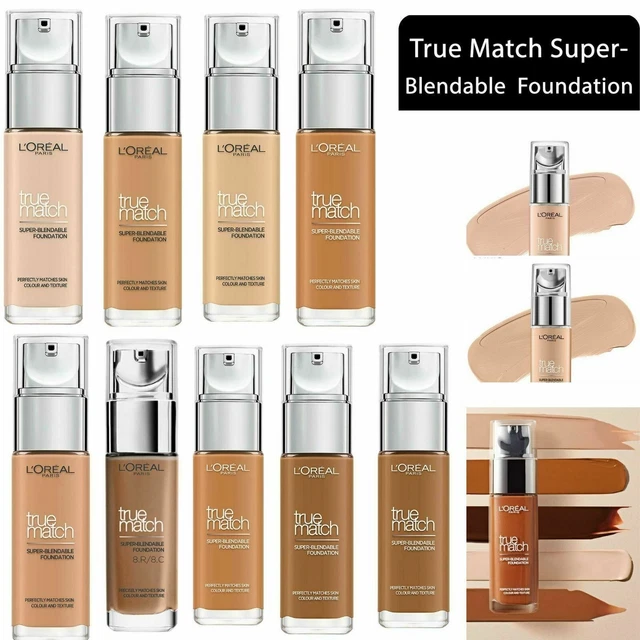 L'OREAL PARIS TRUE Match Super-Blendable Liquid Foundation SPF17 30ml *SEALED* £9.97 - PicClick UK