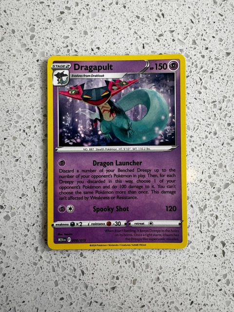 DRAGAPULT - NEW 2025 McDonalds Happy Meal Pokémon Dragon Discovery Card ...