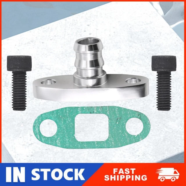 TURBO OIL DRAIN Outlet Flange Gasket Adapter Kit Aluminum for T40 T60 T70 RAU EUR 8,06 - PicClick FR